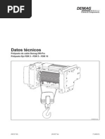 Manual Español Polipasto Demag P1050 | PDF