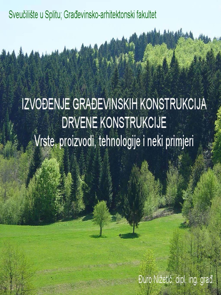 Drvene Konstrukcije | PDF