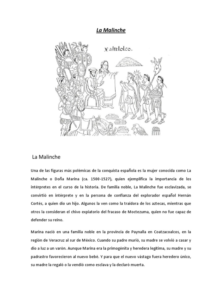 La Malinche | Descargar gratis PDF | Hernán Cortés | America latina