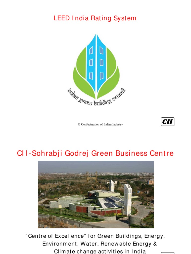 Introductory Pre On LEED India | PDF | Business | Technology & Engineering