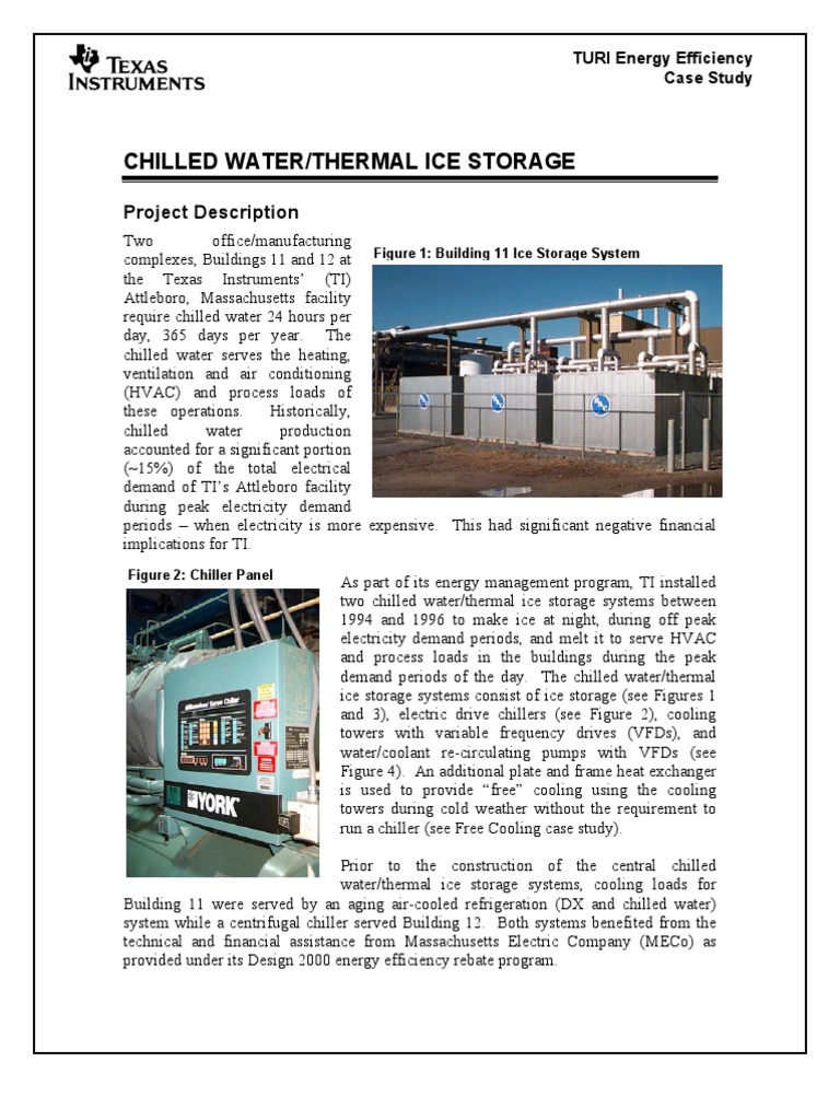 TI-Chilled Water-Thermal Ice Storage | PDF | Hvac | Atmospheric ...