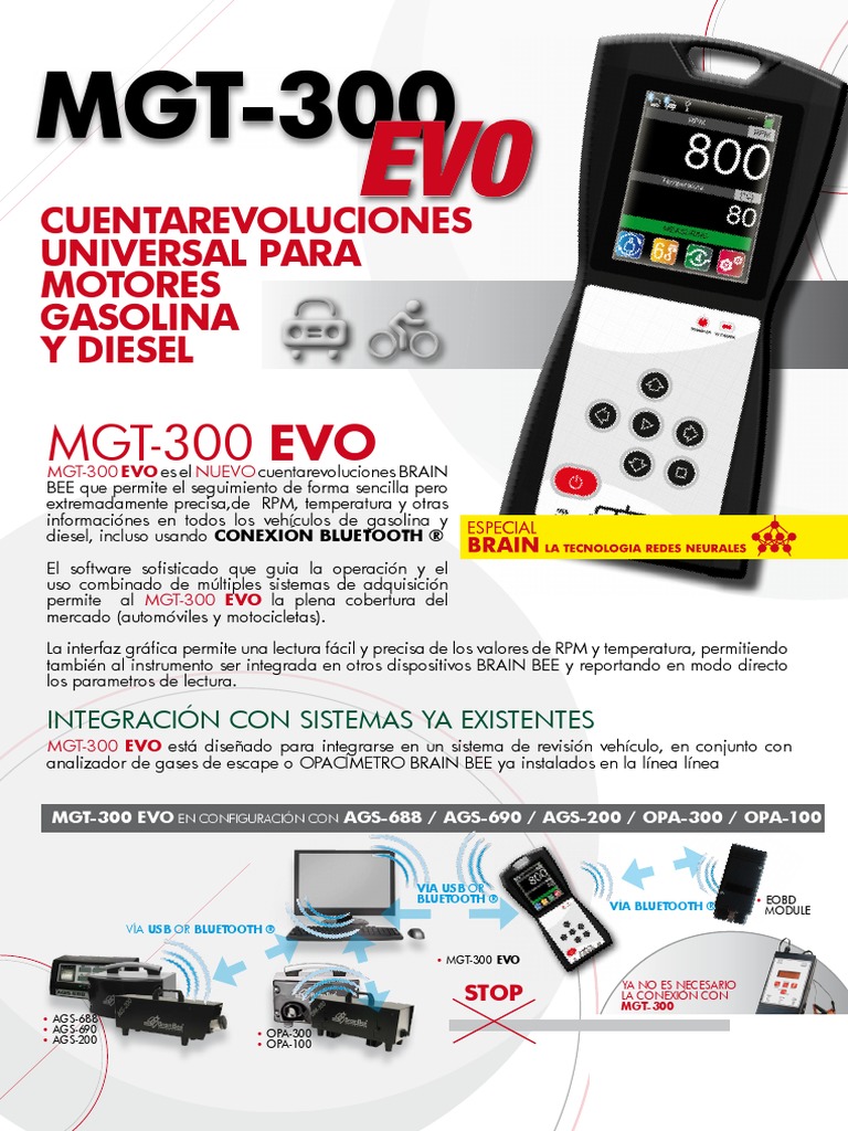 MGT-300 Evo - Es | PDF | Bluetooth | USB