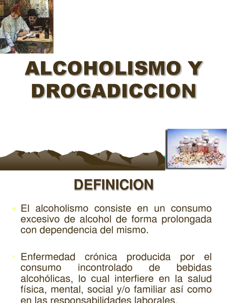 Alcoholismo y Drogadiccion | Descargar gratis PDF | La dependencia de sustancias | Alcoholismo