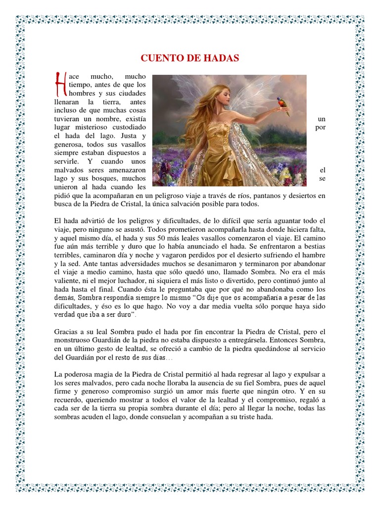 Cuento de Hadas | PDF | Hadas | Ocio