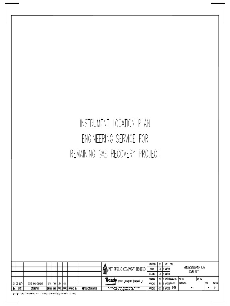 Instrument Location Plan | PDF