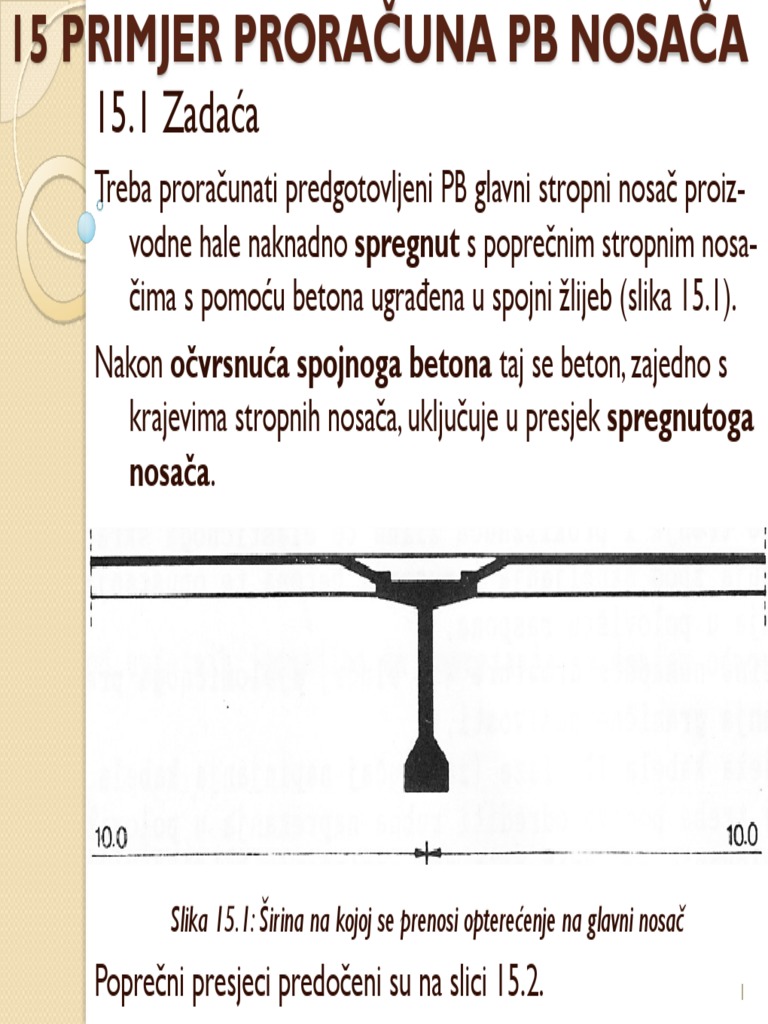 15 Primjer Proracuna PB Nosaca | PDF