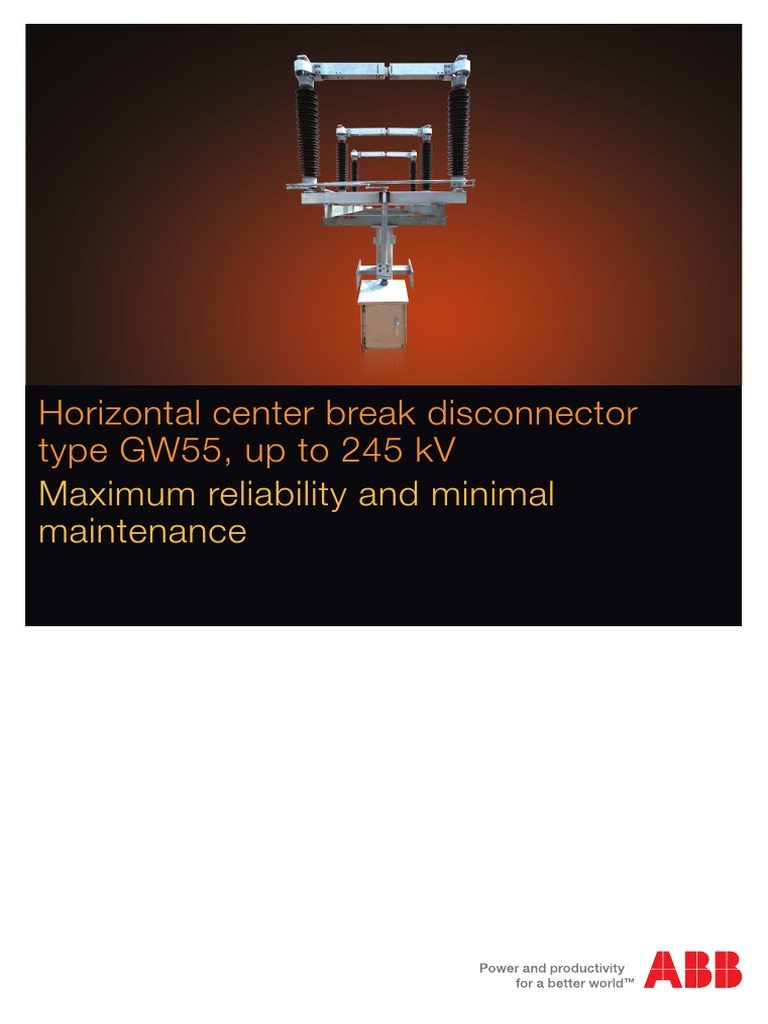 ABB Disconnector | PDF | Switch | Reliability Engineering