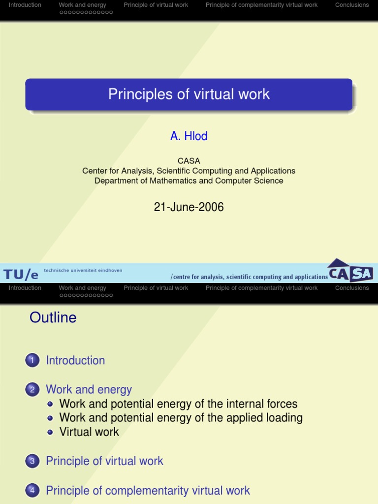 Principles of Virtual Work: A. Hlod | PDF | Scientific Theories ...