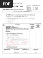 SOP For Assembly and Dismantling of Machine | PDF