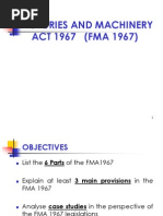 Factories and Machinery Act 1967 (FMA 1967) | PDF
