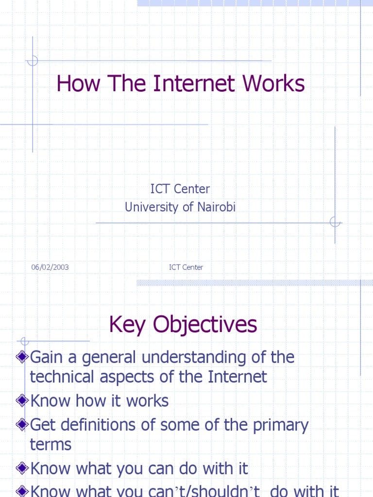 ICT How Internet Works | PDF | Domain Name System | Internet