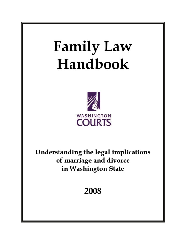 Family Law Handbook: Understanding The Legal Implications of Marriage ...