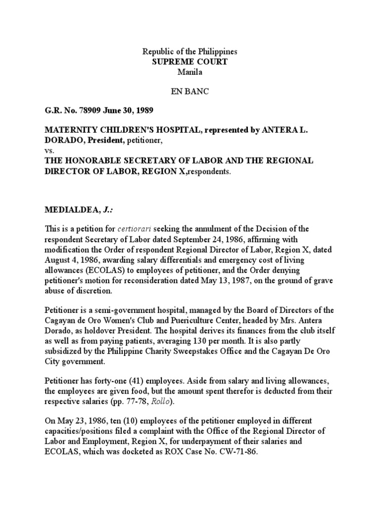 Labor Cases | PDF | International Labor Standards | Arbitration