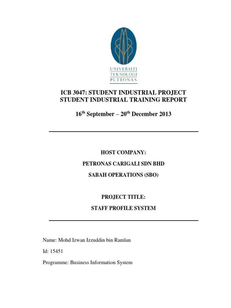 Internship Report | PDF | Software Development Process | Databases