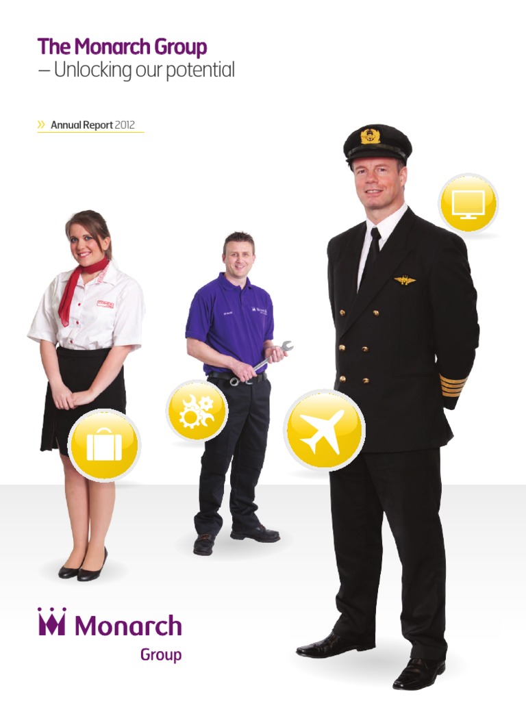 Monarch Group 2012 Annual Report | PDF | Airlines | Low Cost Carrier