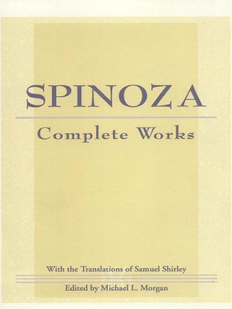 Spinoza-Complete Works - Samuel Shirley | PDF