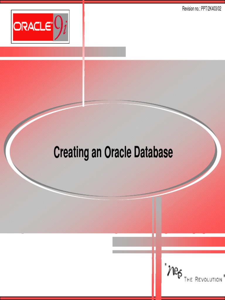 09 Creating An Oracle Database | PDF 09 Creating An Oracle Database | PDF