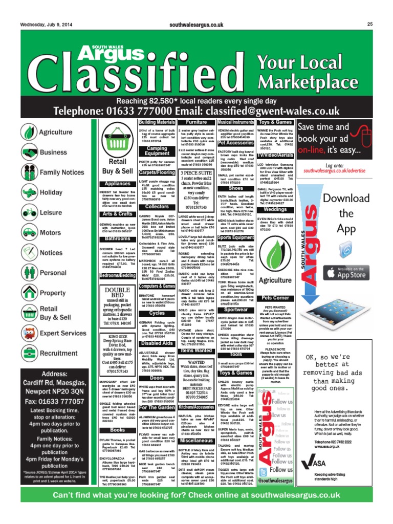 Classified: Your Local Marketplace | PDF | Advertising | Newspapers