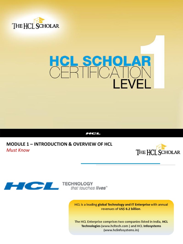 Hcl Technologies That Touches Lives