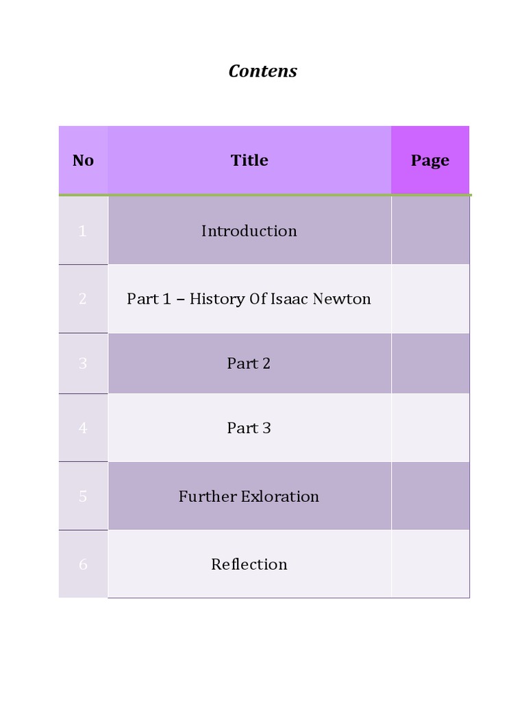 Contens Table | PDF | Computing | Computing And Information Technology