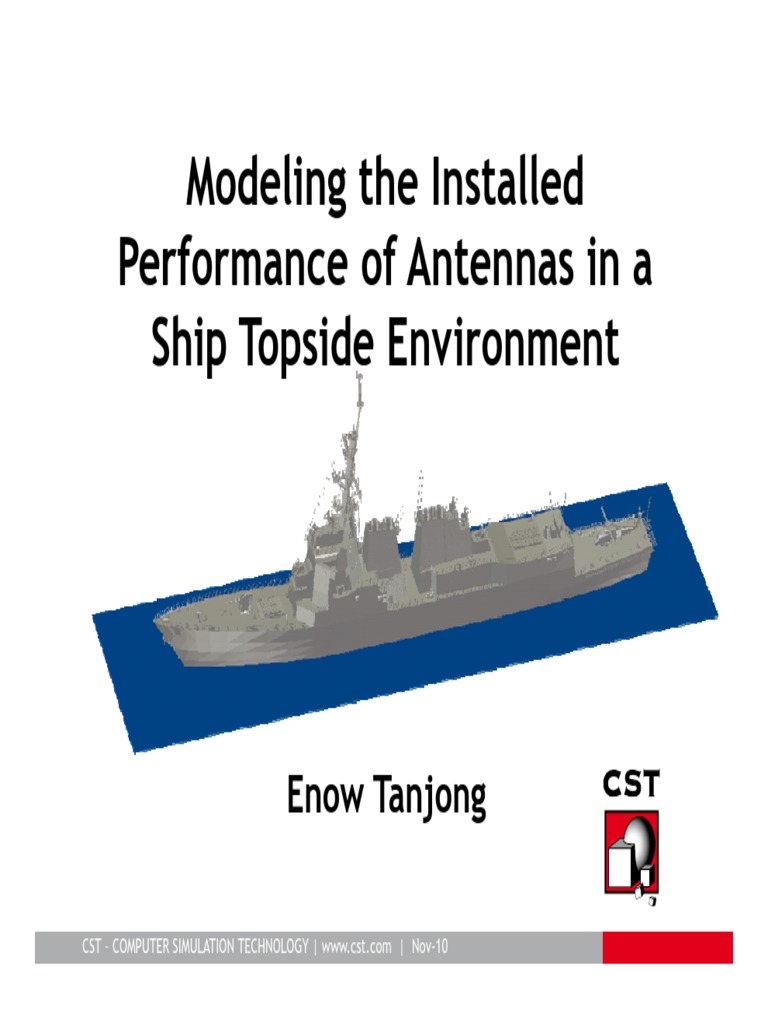 CST Installed Performance | PDF | Antenna (Radio) | Simulation