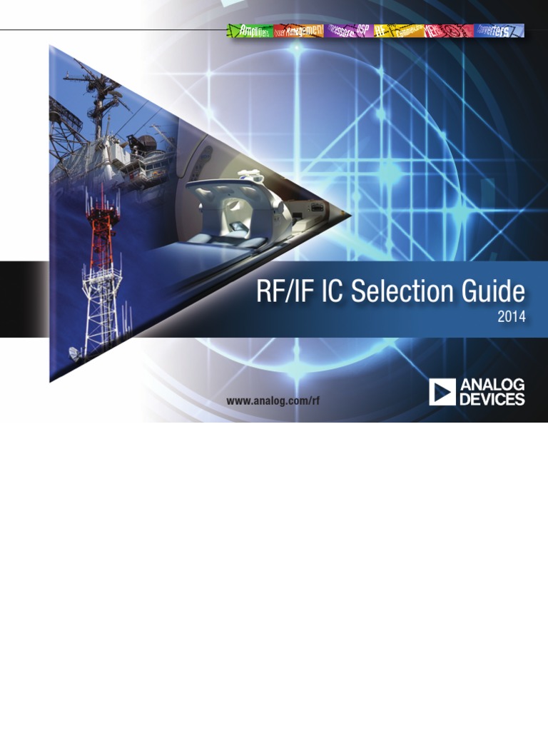 Analog Devices 2014 RFIC Selection Guide | PDF | Analog Devices | Analog To Digital Converter