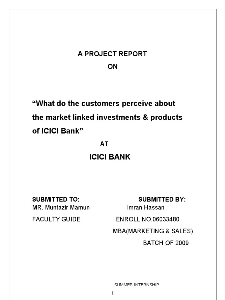 Icici Bank Report | Download Free PDF | Credit Card | Banks