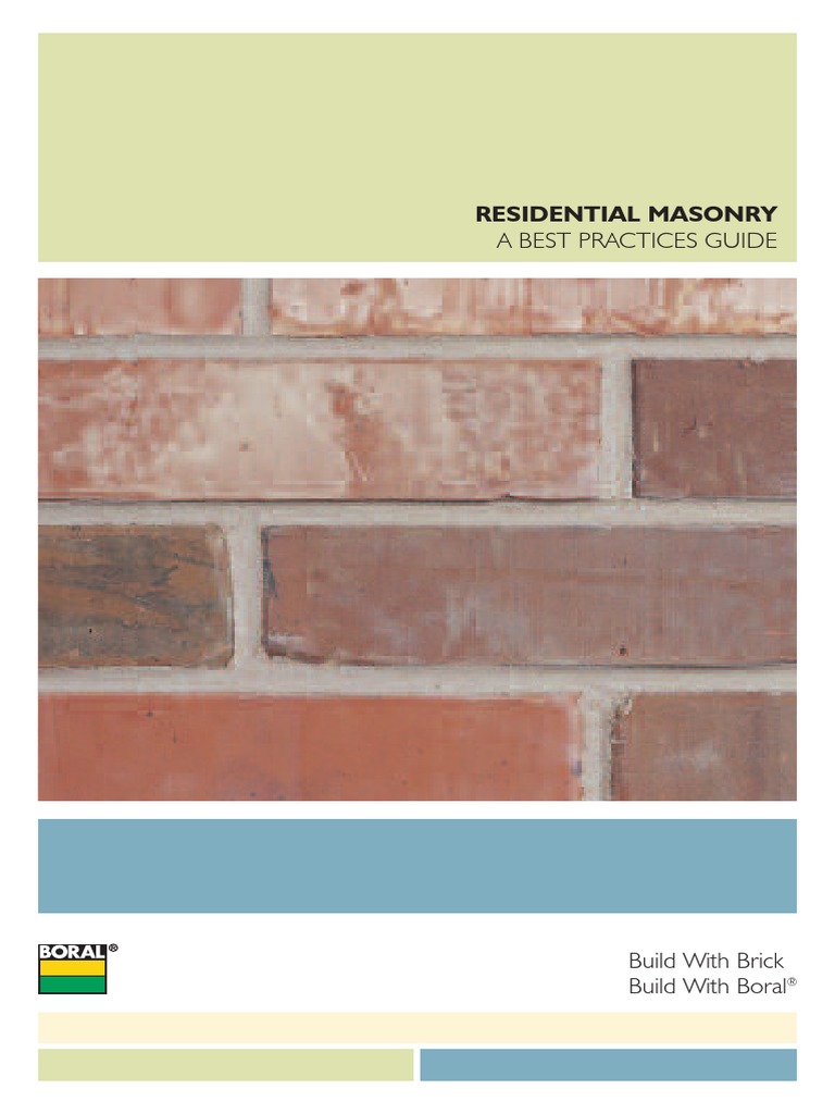 Boral Installation MasonryGuide | Masonry | Concrete