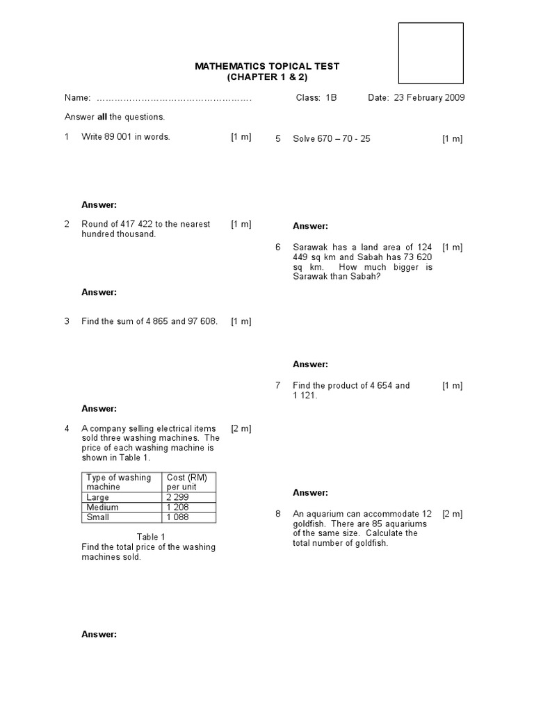 Grade 12 Mathematics Topical Test | PDF | Teaching Methods & Materials