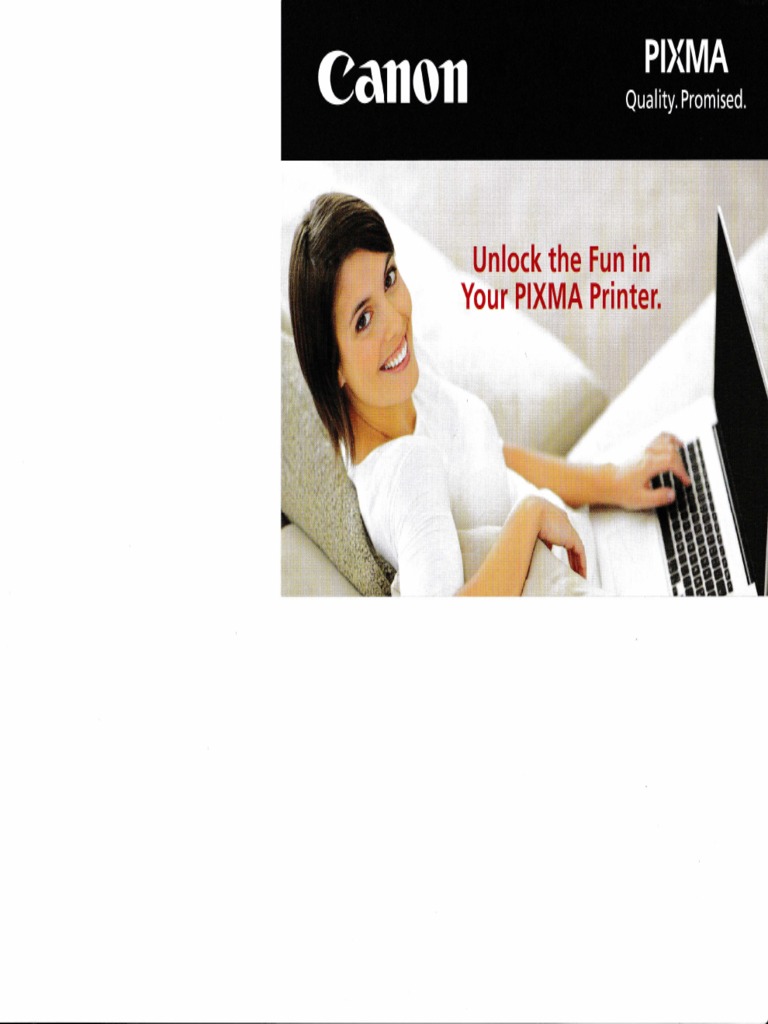 Canon PIXMA Printer Brochure | PDF | Canon Inc. | Printer (Computing)