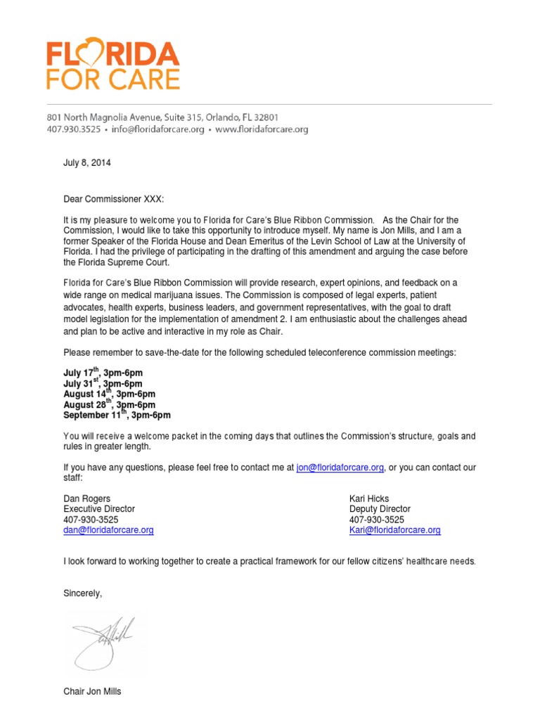 Welcome Letter From Chair Mills | PDF | Health Economics | Health Care