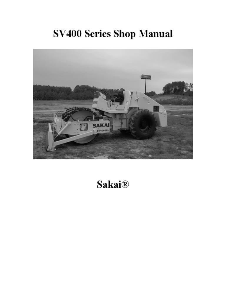 SV400 Shop Manual Section 1 2 3 and 5 | PDF | Manual Transmission ...