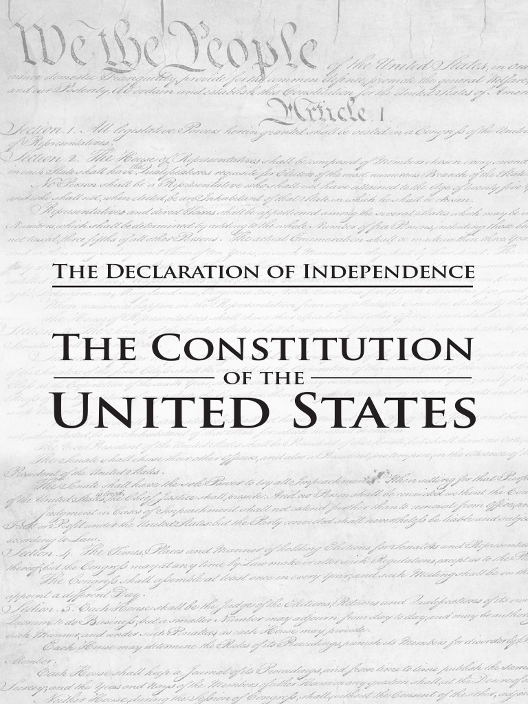 The Constitution of The United States | PDF | U.S. State | United ...