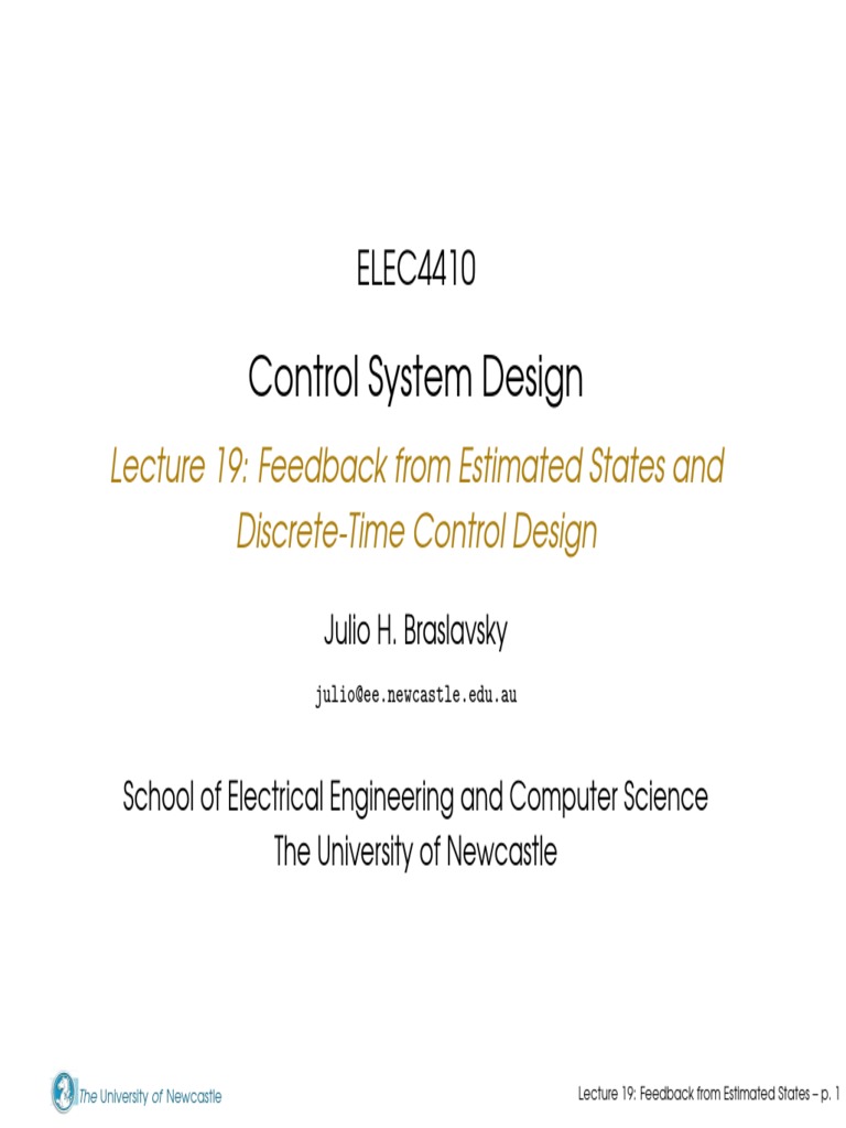 Control System Design | PDF | Control Theory | Bandwidth (Signal Processing)