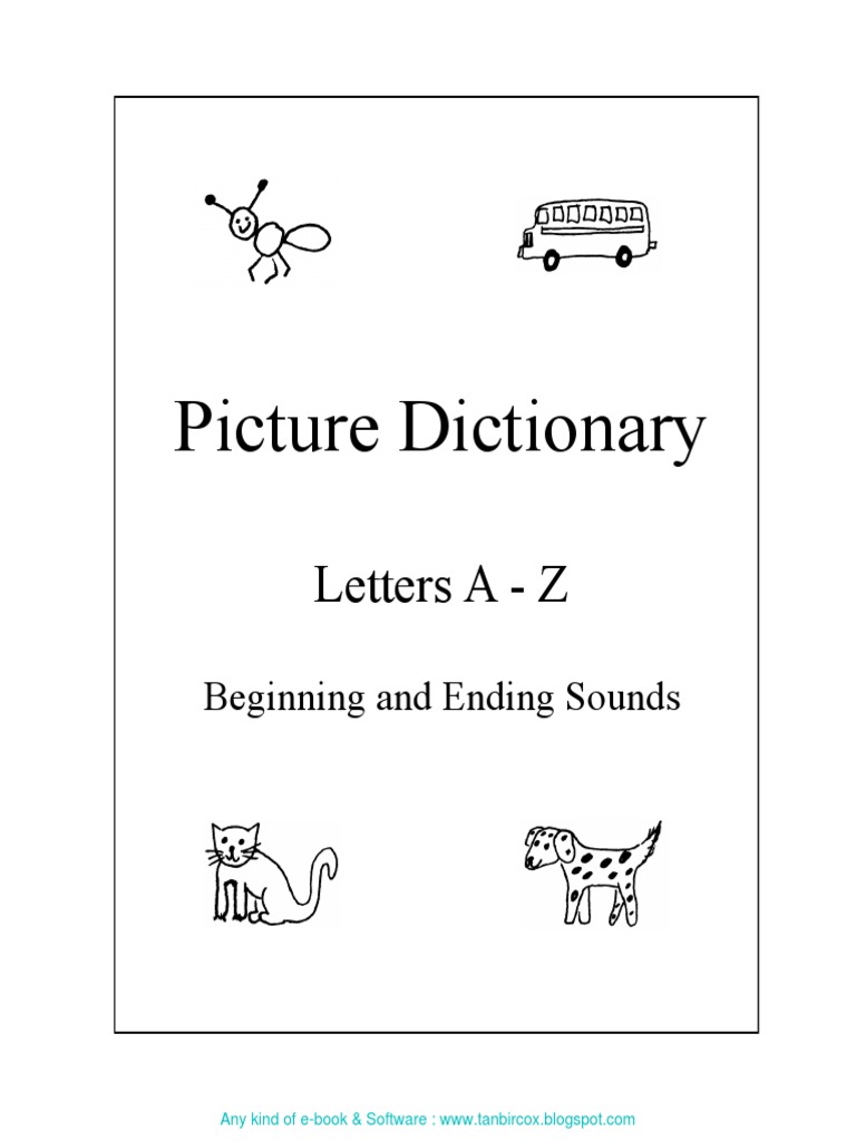 Picture Dictionary A-Z | PDF | Alphabet | Word