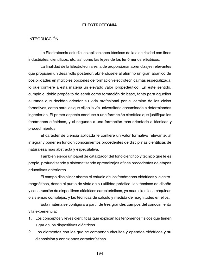 Bac Electrotec PDF | PDF | Corriente eléctrica | Energia electrica