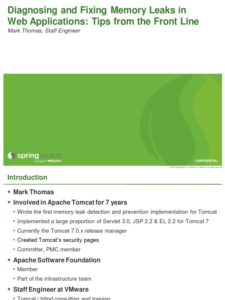 Diagnosing and Fixing Memory Leaks in Web Applications: Tips From The ...