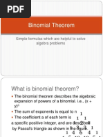Binomial Theorem | PDF