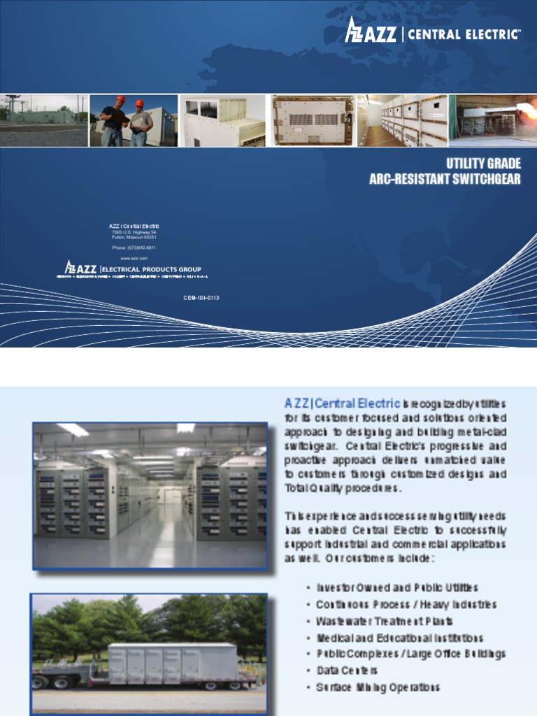 CEMCO Arc-Resistant SWGR | PDF | Electric Arc | Safety