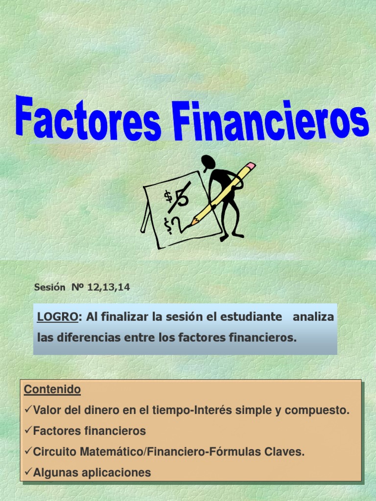 FACTORES FINANCIEROS