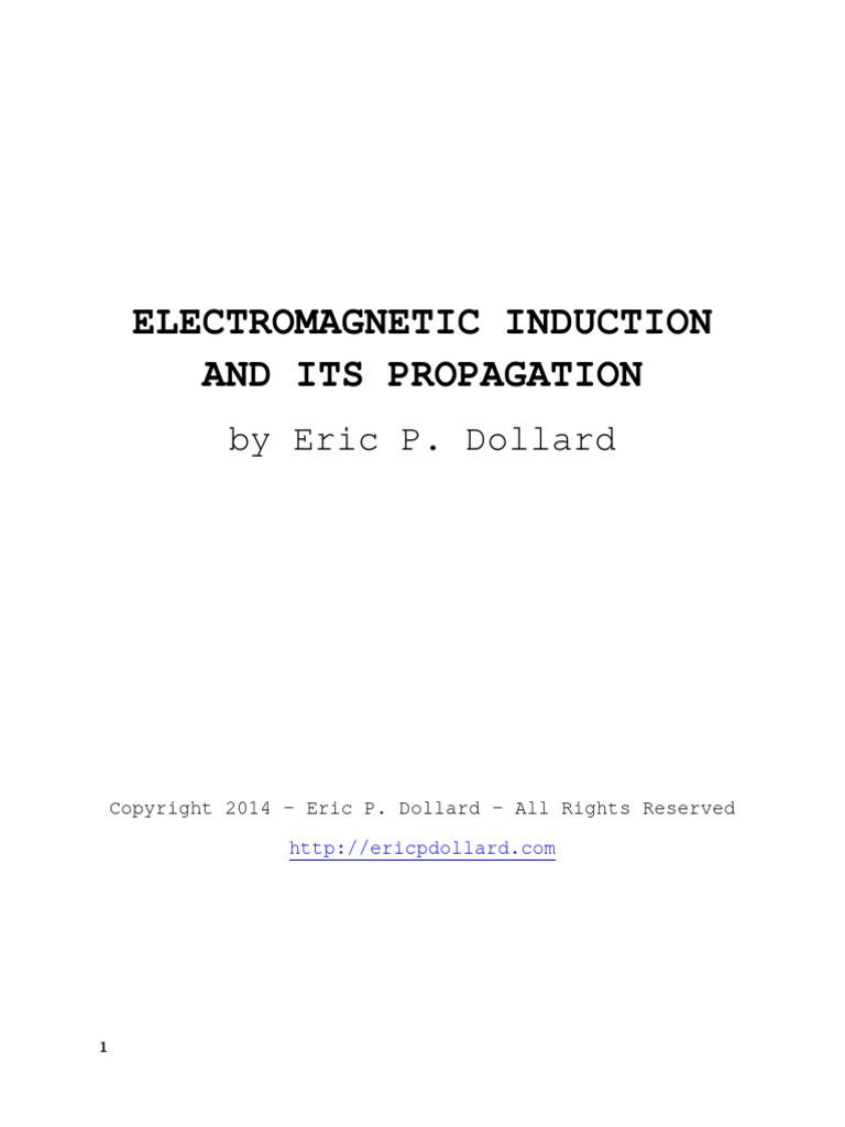 Electromagnetic Induction and Its Propagation | Download Free PDF ...