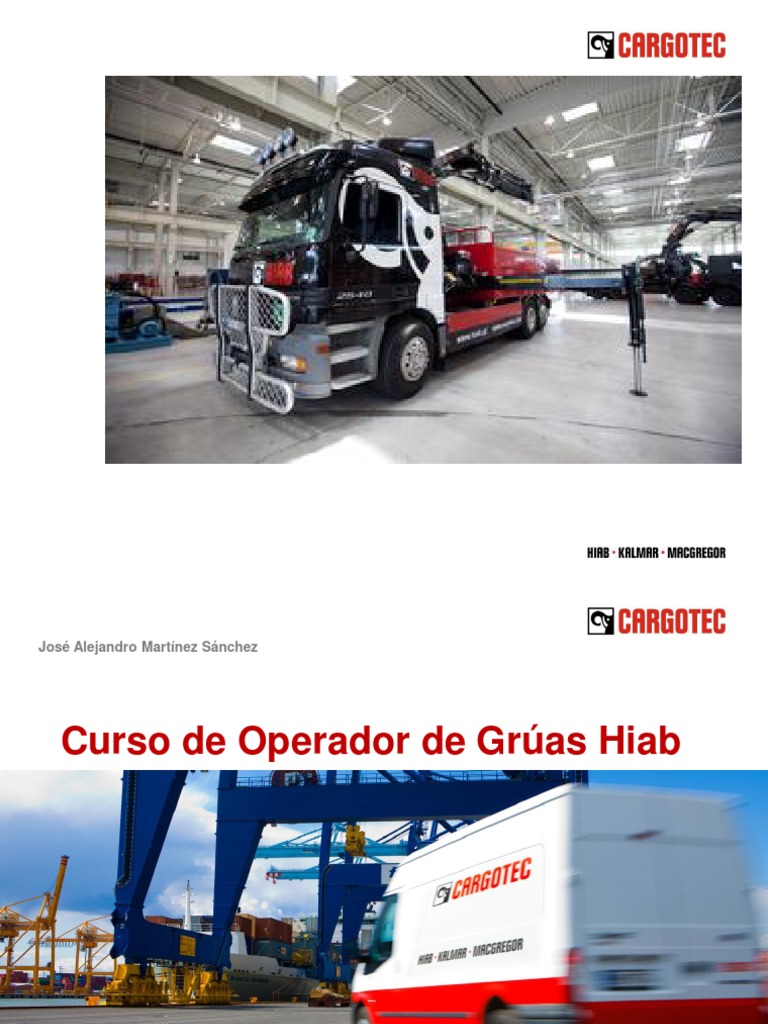Curso De Operador De Grúas Hiab Pdf Grúa Máquina Bomba