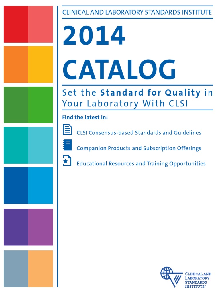 Clsi-catalog Web Links042414 | Immunoassay | Medical Laboratory