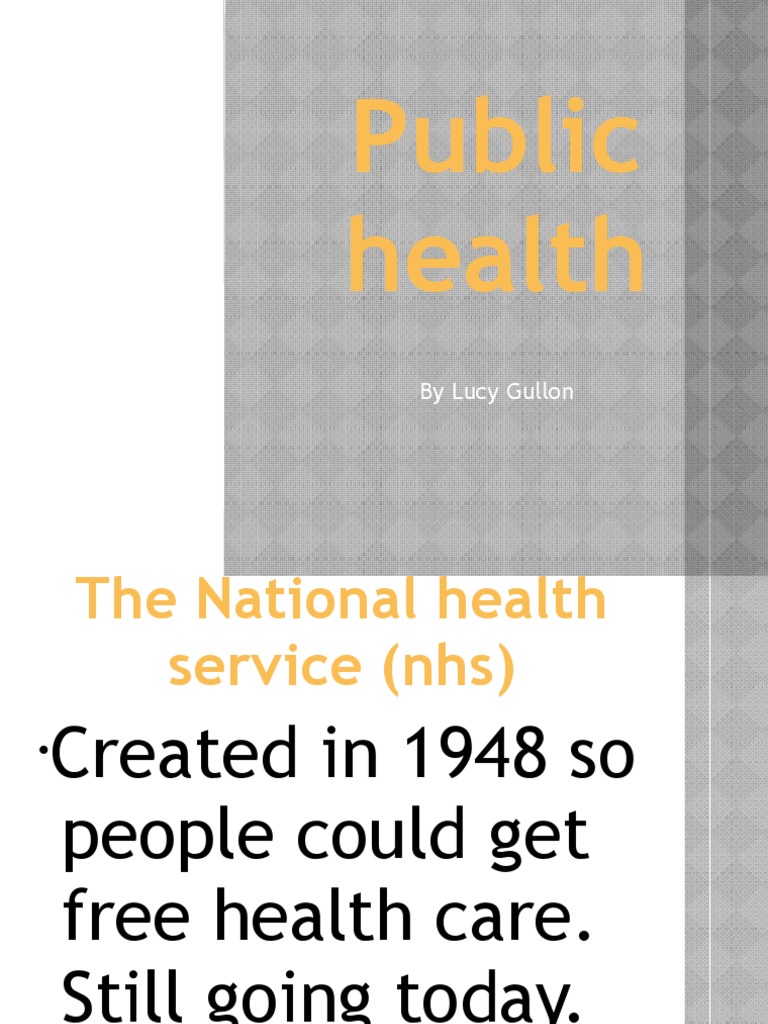 Evolution of Public Health in England | PDF