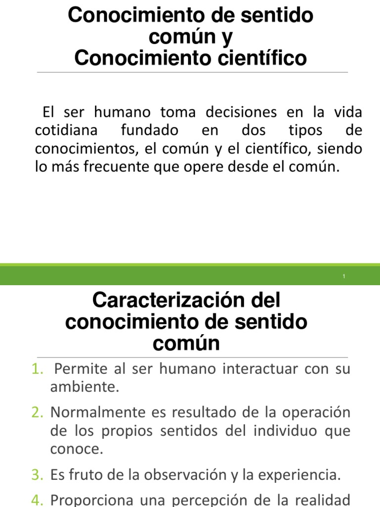 Conocimiento Común y Científico 2014 | PDF | Science | Método científico