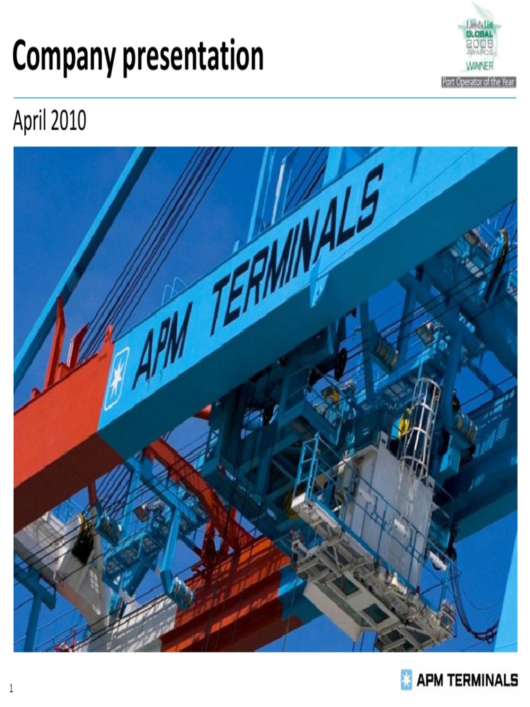 APM Terminals Company Presentation | PDF | Containerization | Services ...