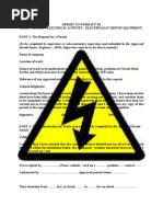 S 9.32C - High Voltage Permit | PDF | Electrical Engineering | Electricity