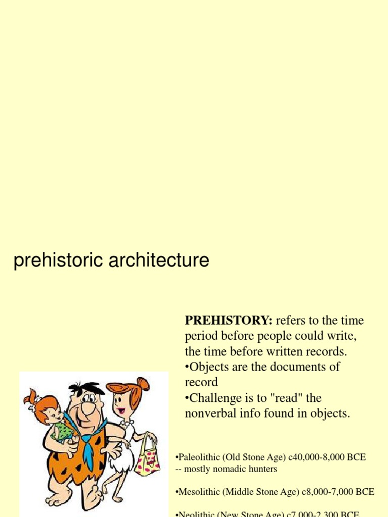 Prehistoric Architecture Overview | PDF
