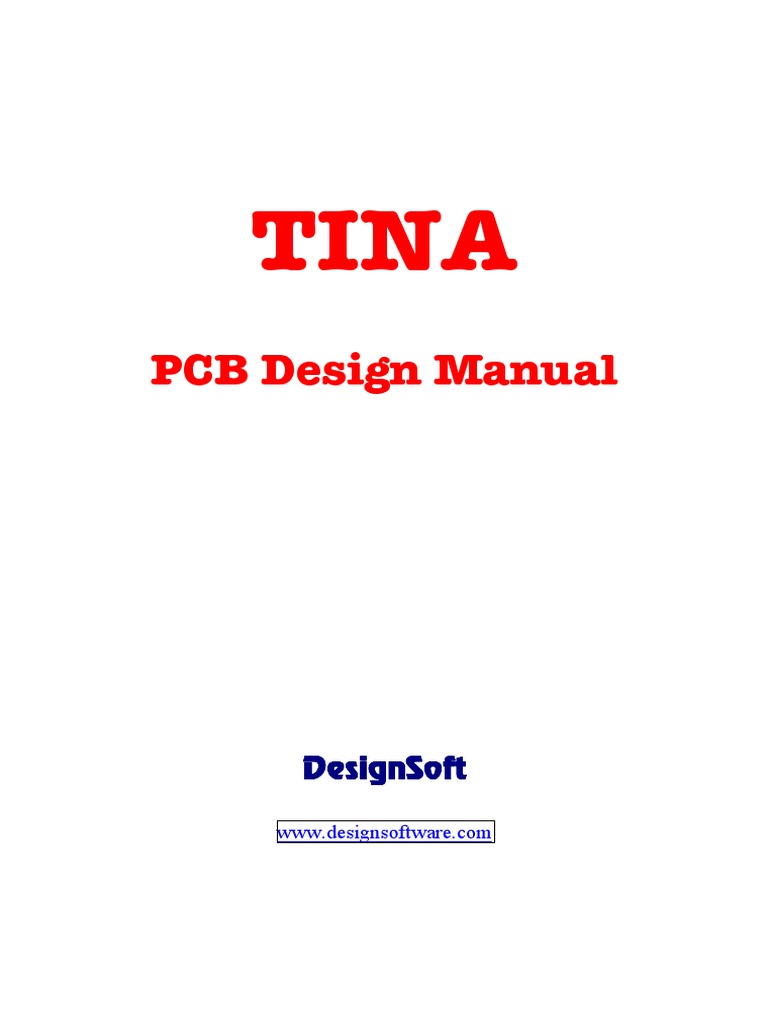 TINA PCB Design Manual Overview | PDF | Printed Circuit Board | Field ...