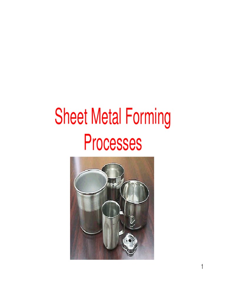 Sheet Metal Forming Processes Overview | PDF | Sheet Metal | Metals